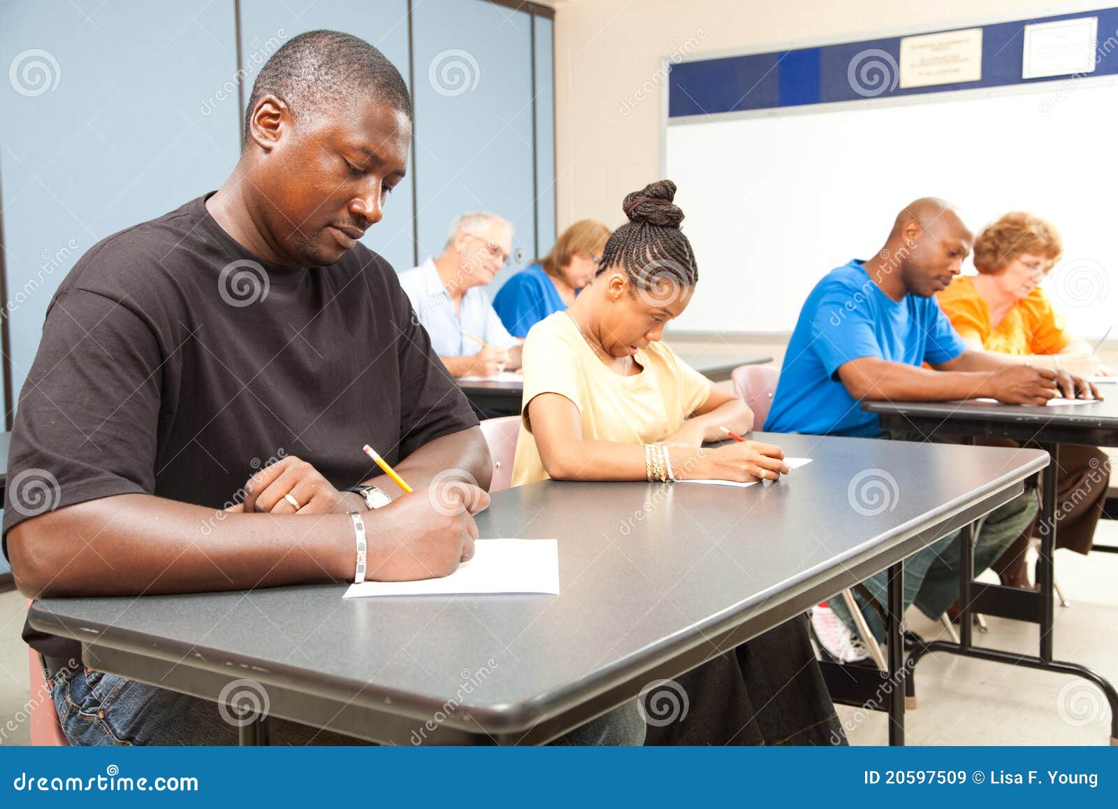 Adult Students Taking Test stock image. Image of ethnic - 20597509 Adult Students Taking Test stock image. Image of ethnic - 20597509