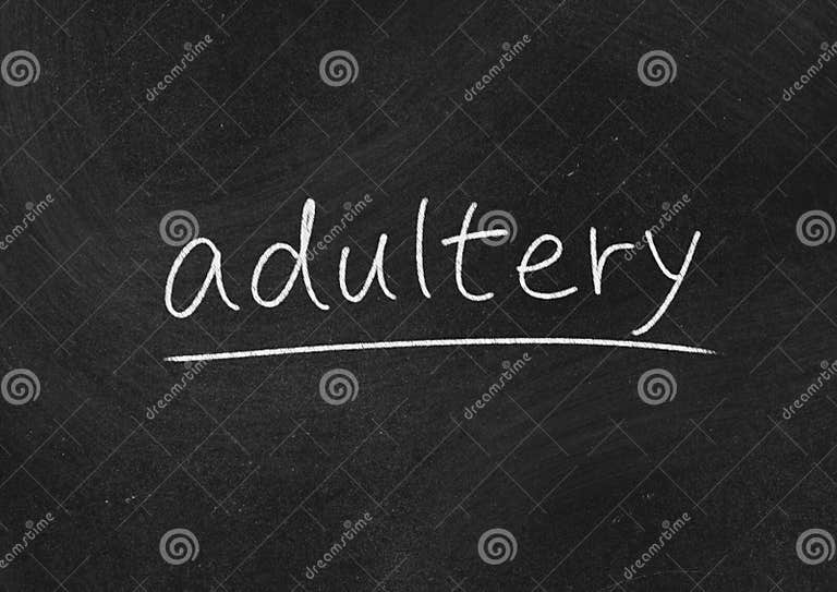 Adultery stock photo. Image of chalk, text, abstract - 165415208