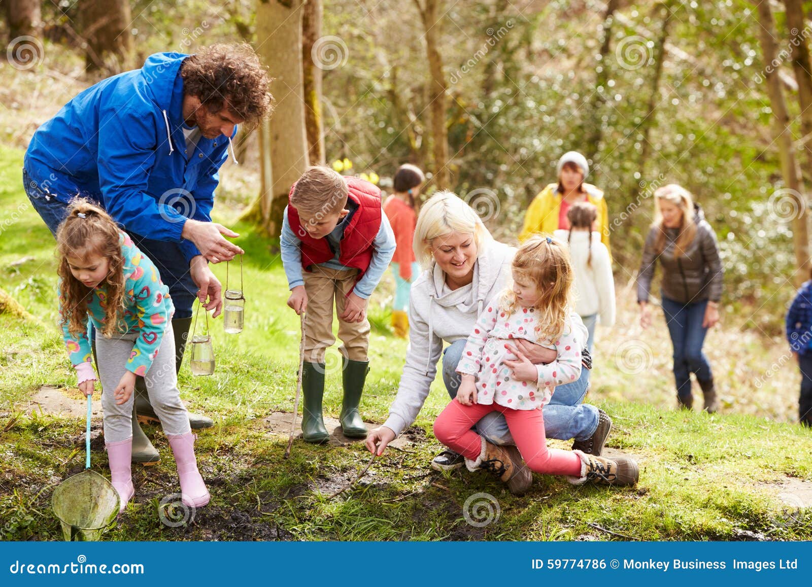 Two Children Exploring Monodendri Village With Its Traditional Stone ...