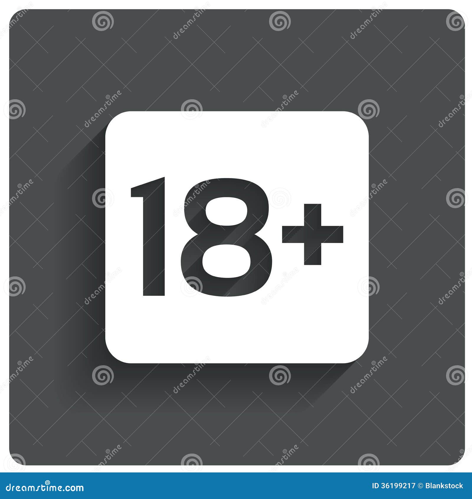 Adults only Content Button. Age Limit Stamp Stock Illustration ...