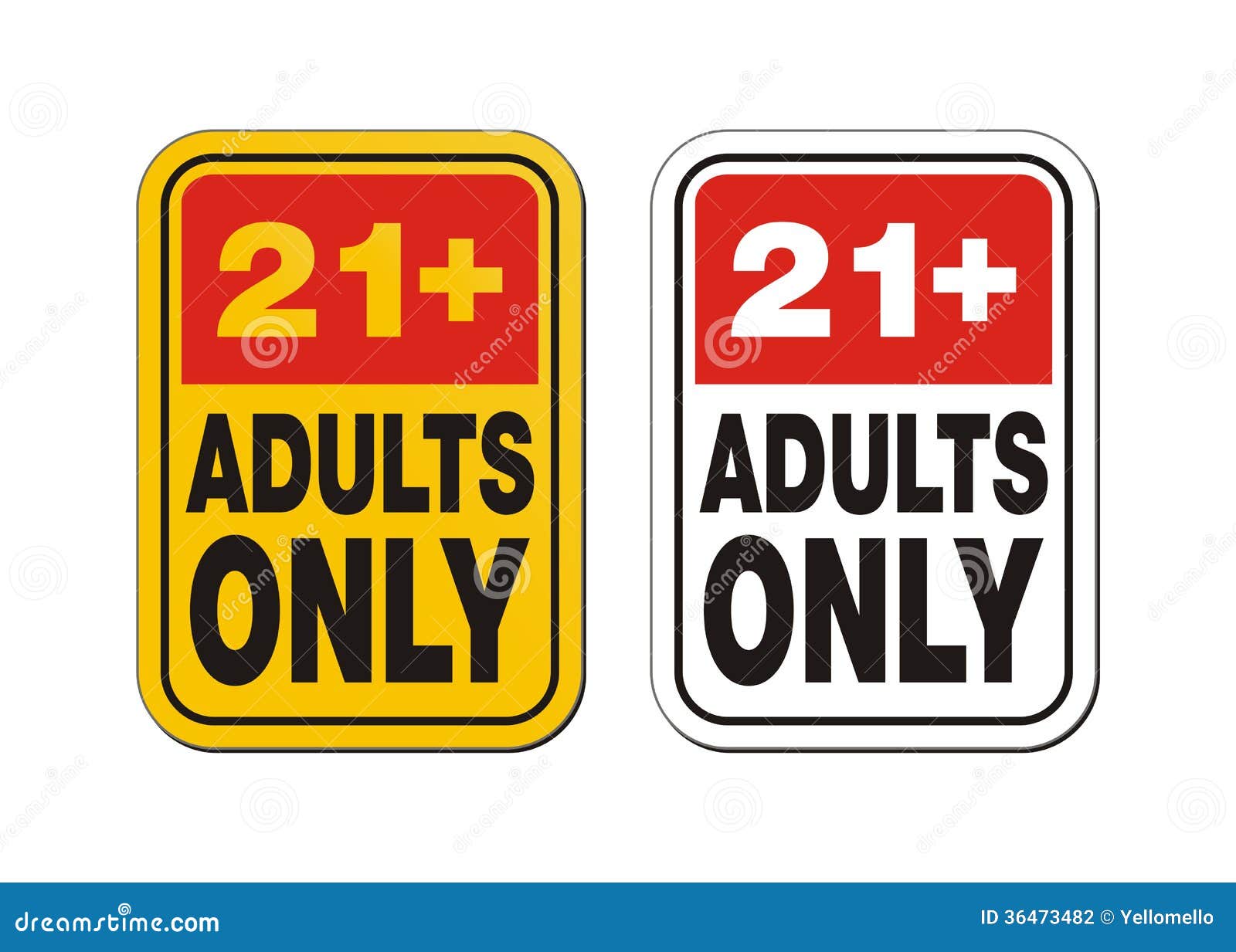 21 for adults only signs stock illustration. Illustration of symbol ...