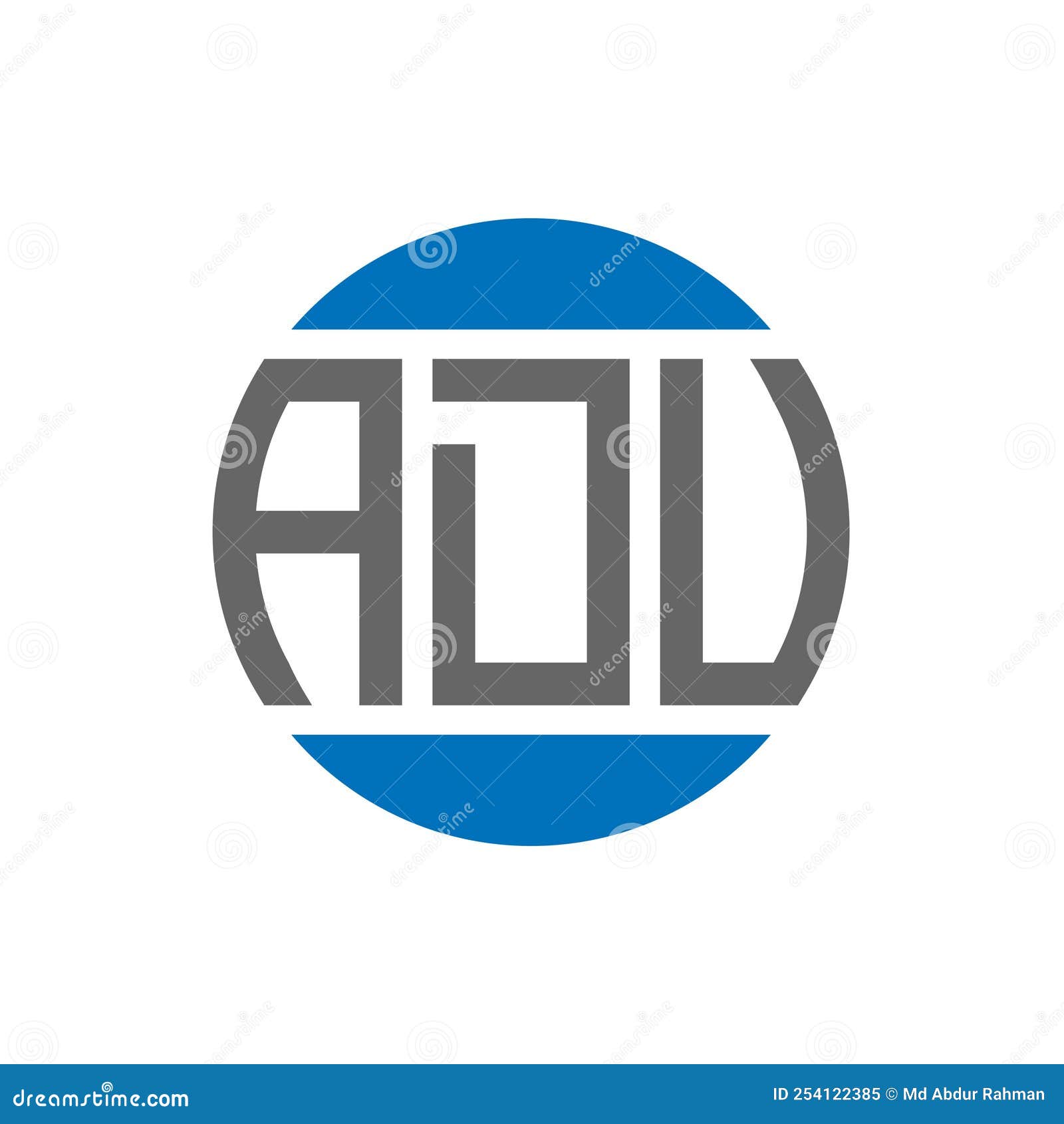 ADV Letter Logo Design on White Background. ADV Creative Initials ...