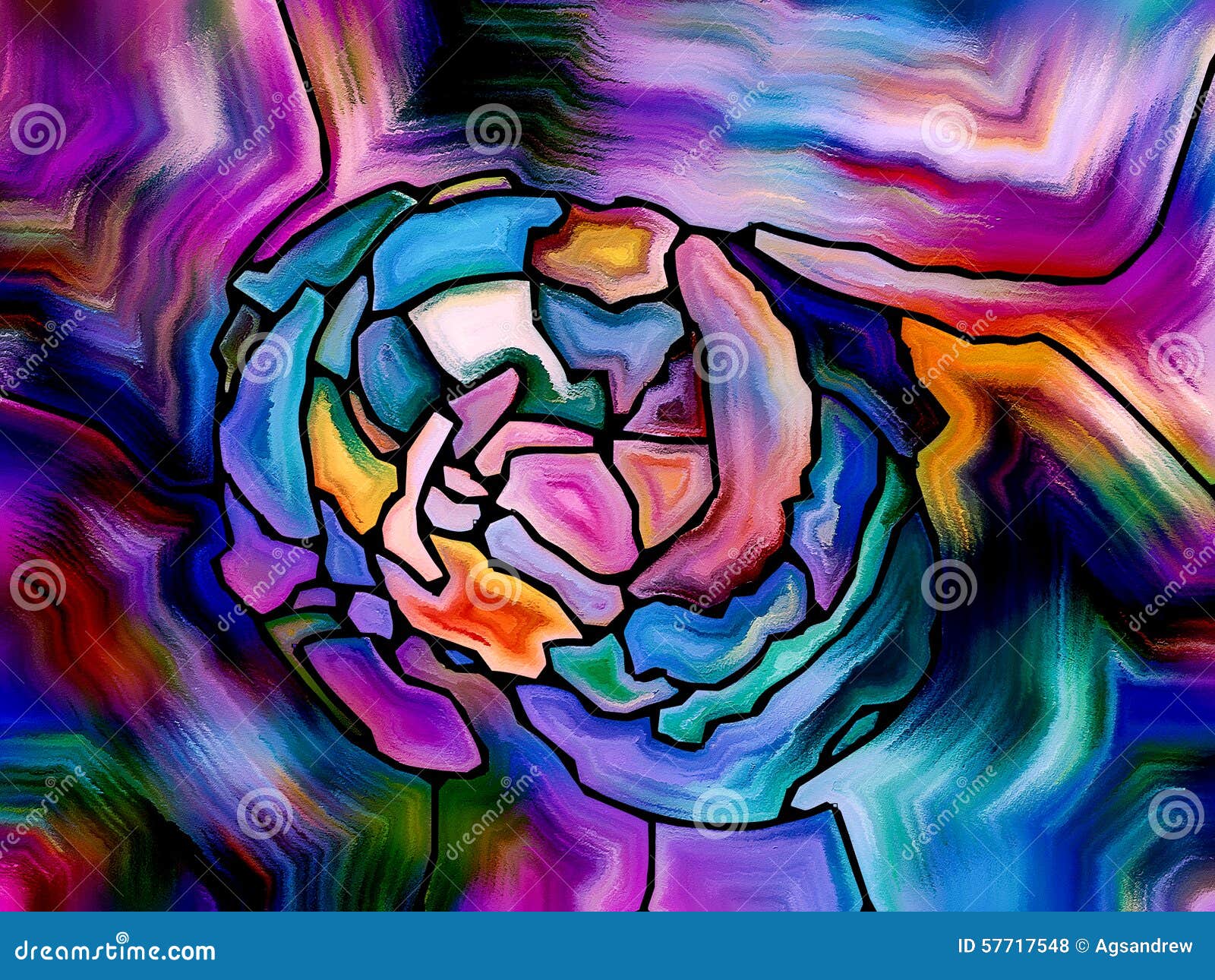 Advance of Color stock illustration. Illustration of profound - 57717548