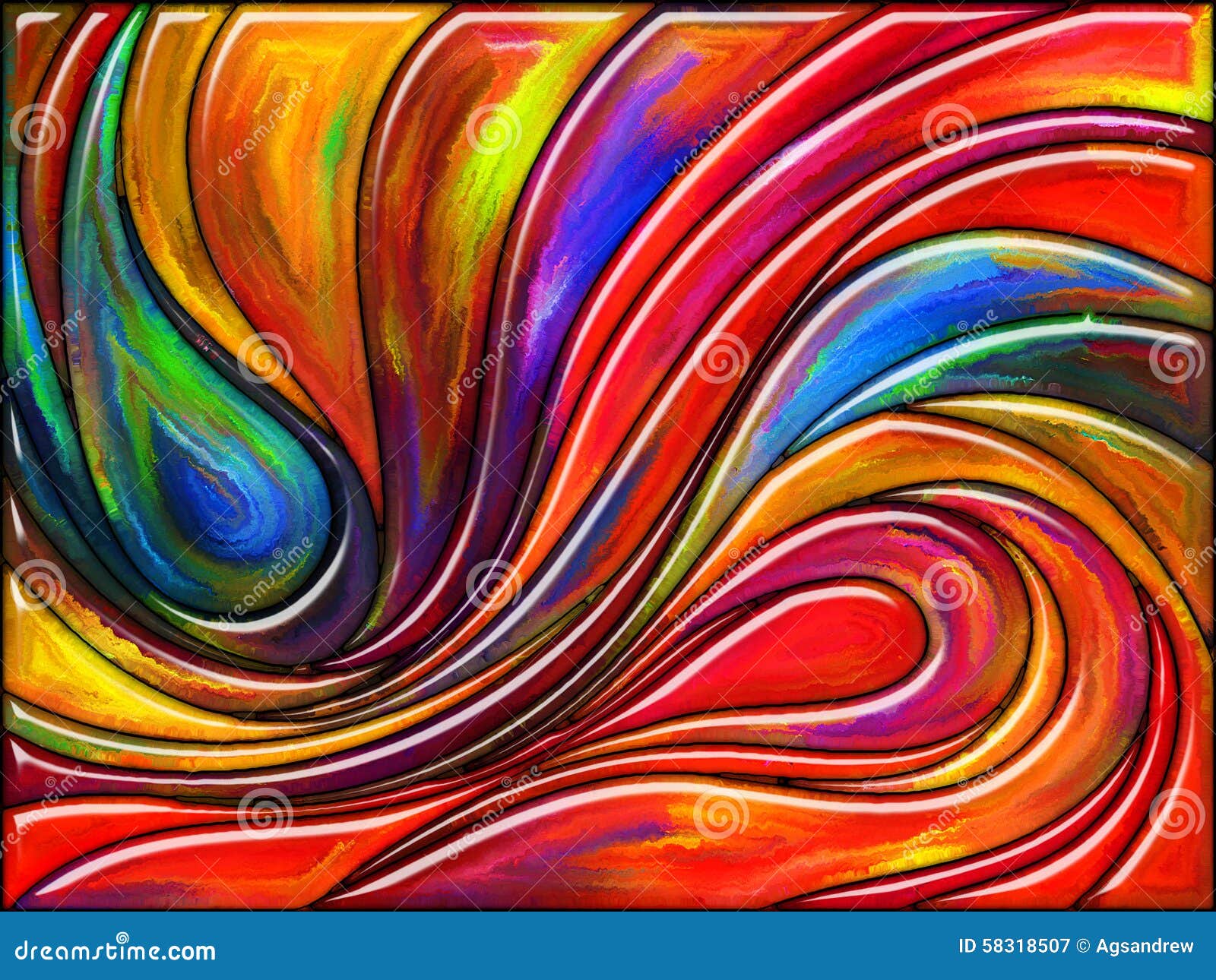 Advance of Color stock illustration. Illustration of composition - 58318507