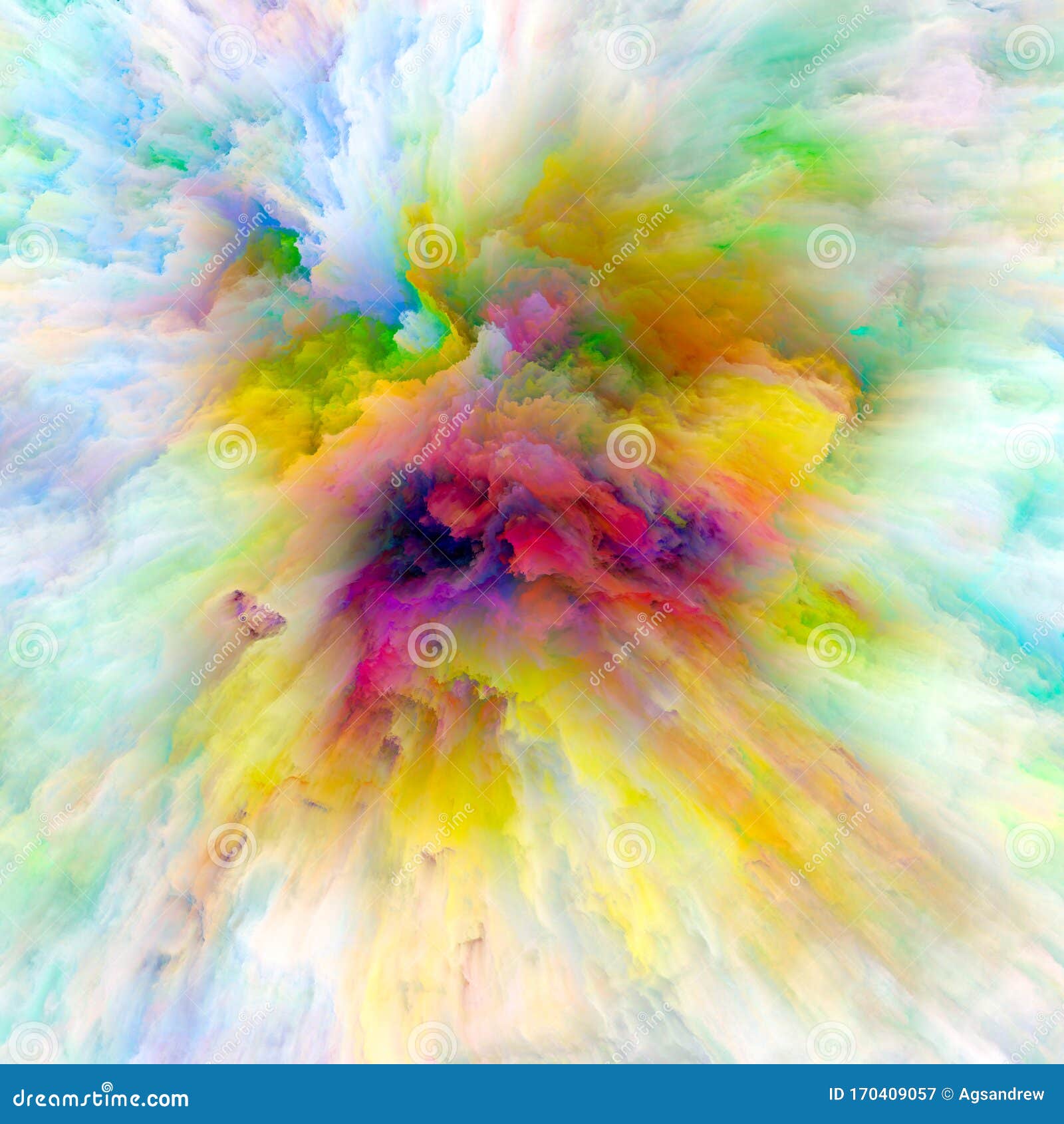 Advance of Color Splash Explosion Stock Image - Image of dust, concept ...