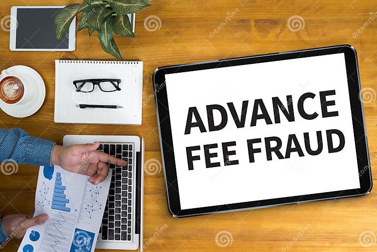 ADVANCE-FEE FRAUD stock image. Image of bank, criminal - 71339997