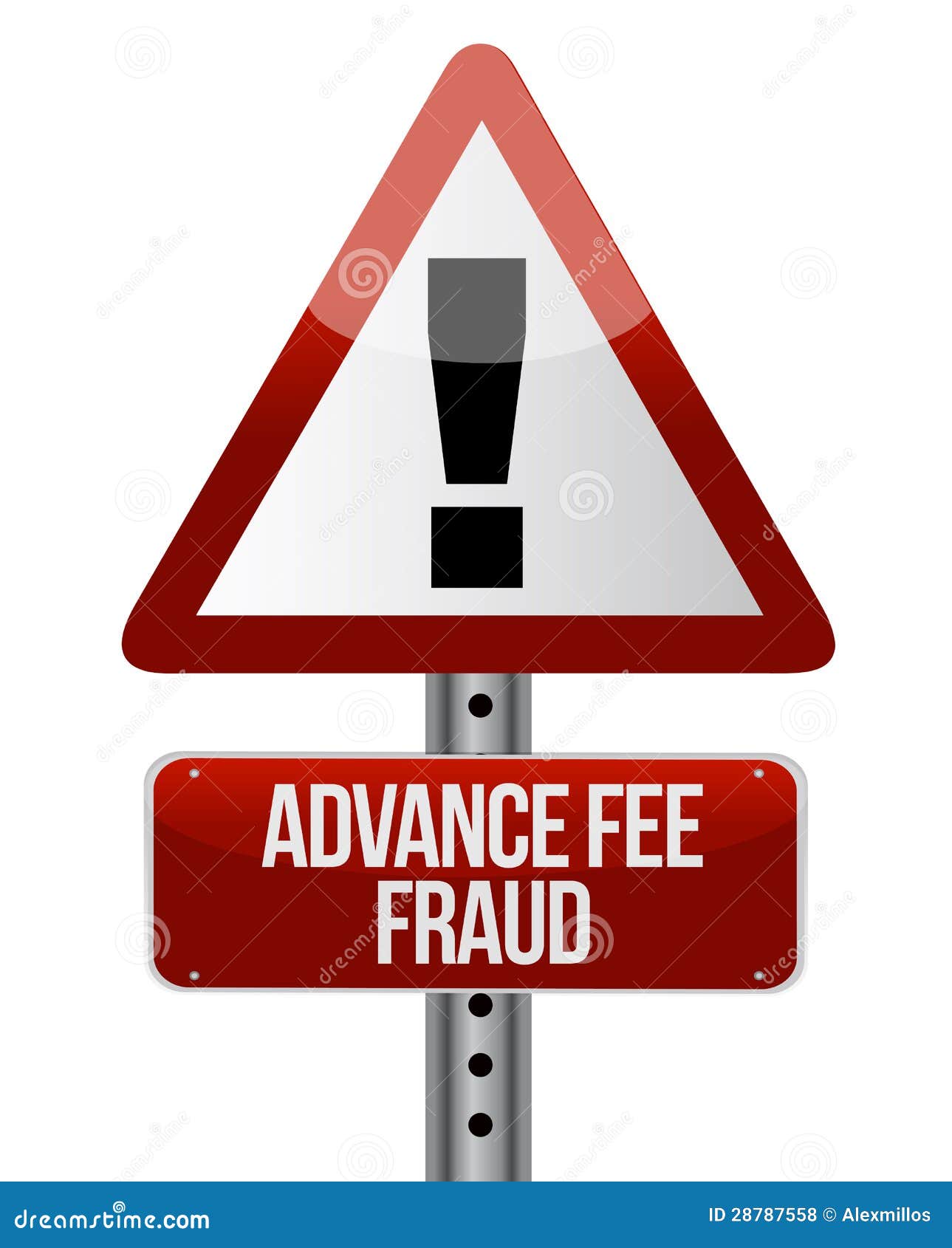 Advance fee fraud concept stock illustration. Illustration of scammer ...