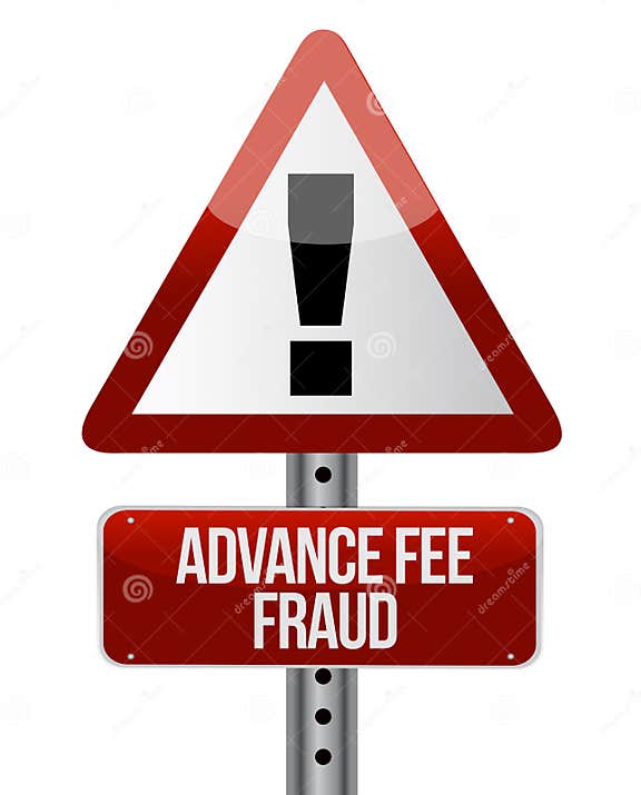 Advance fee fraud concept stock illustration. Illustration of scammer ...