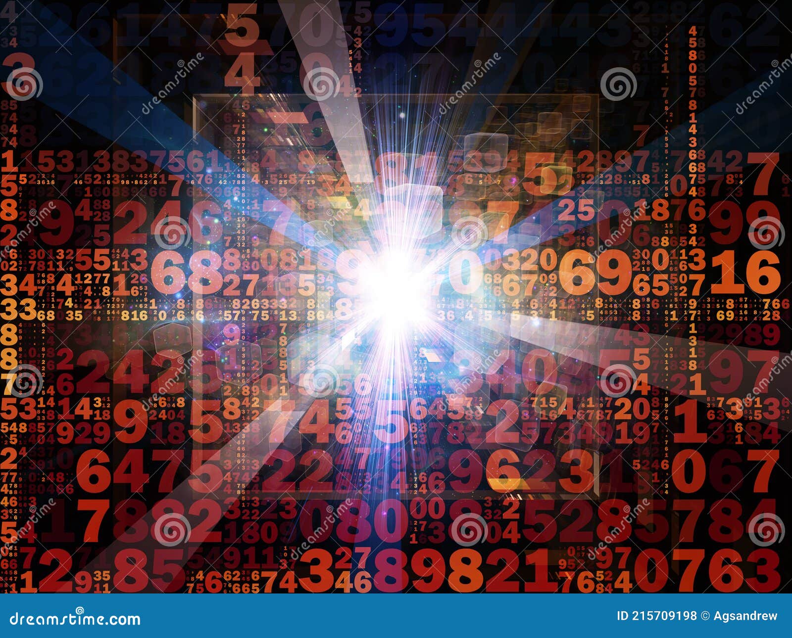 Advance of Integer Realm stock illustration. Illustration of ...