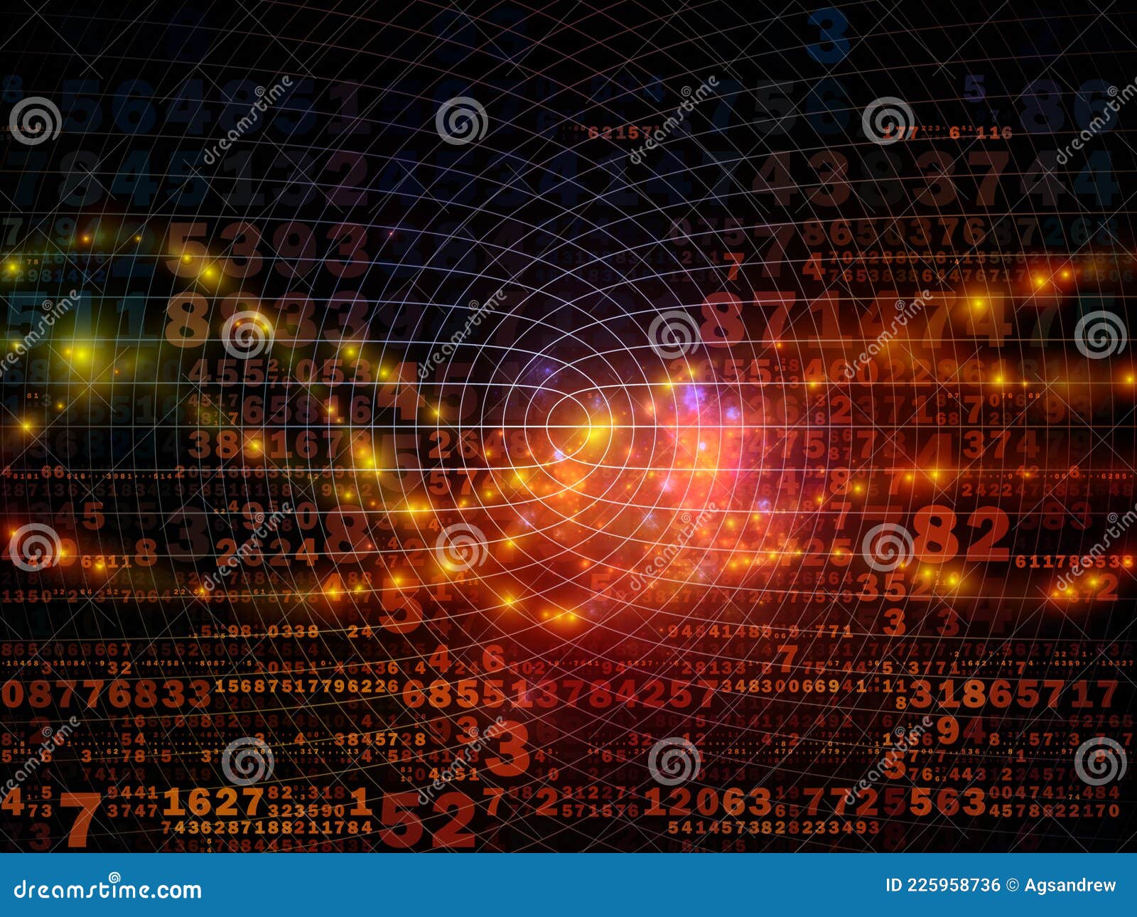 Advance of Integer Realm stock illustration. Illustration of integer ...