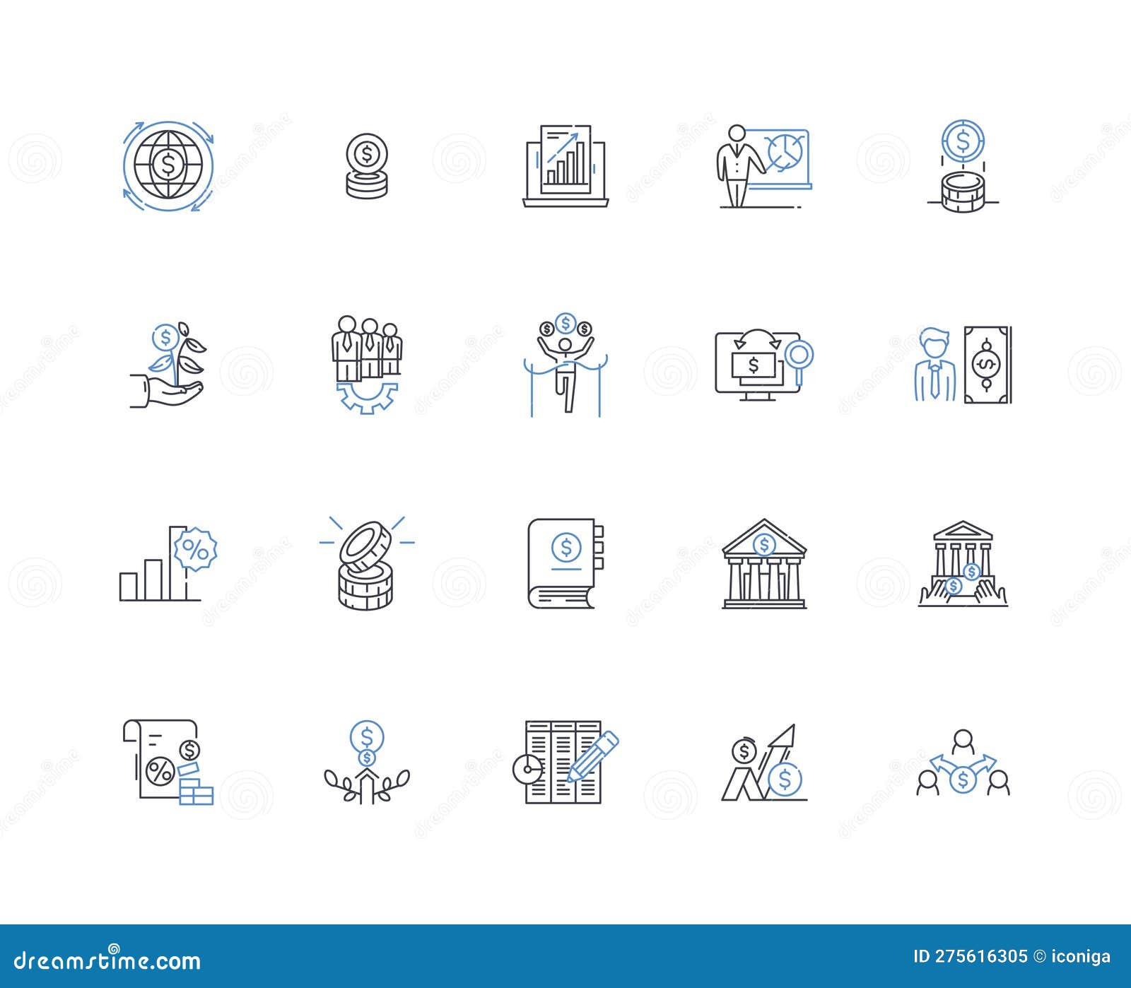 Advance Line Icons Collection. Progress, Forward, Growth, Development ...
