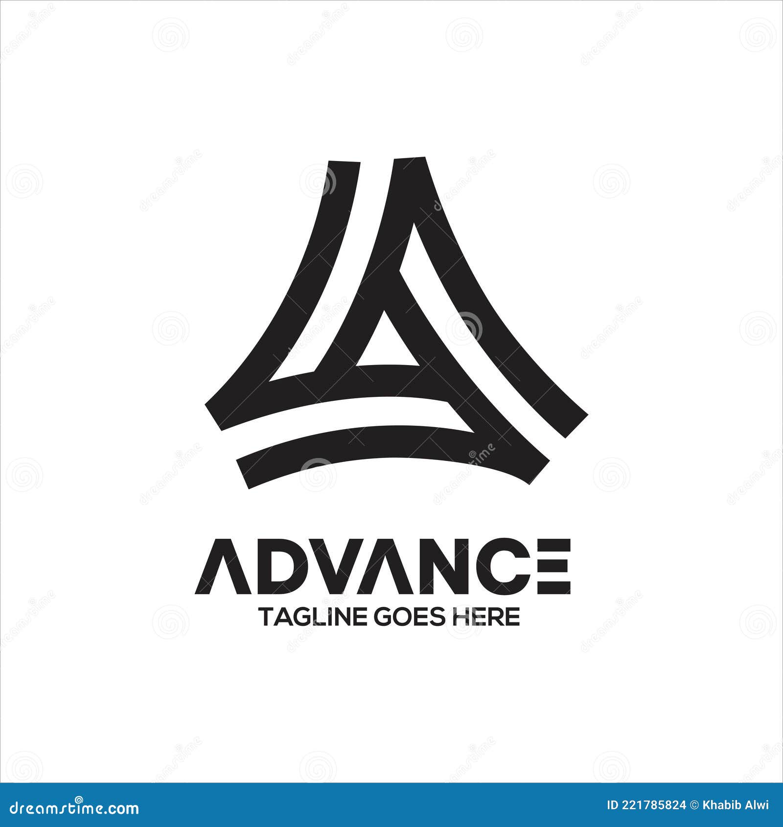 Advance logo stock vector. Illustration of branding - 221785824