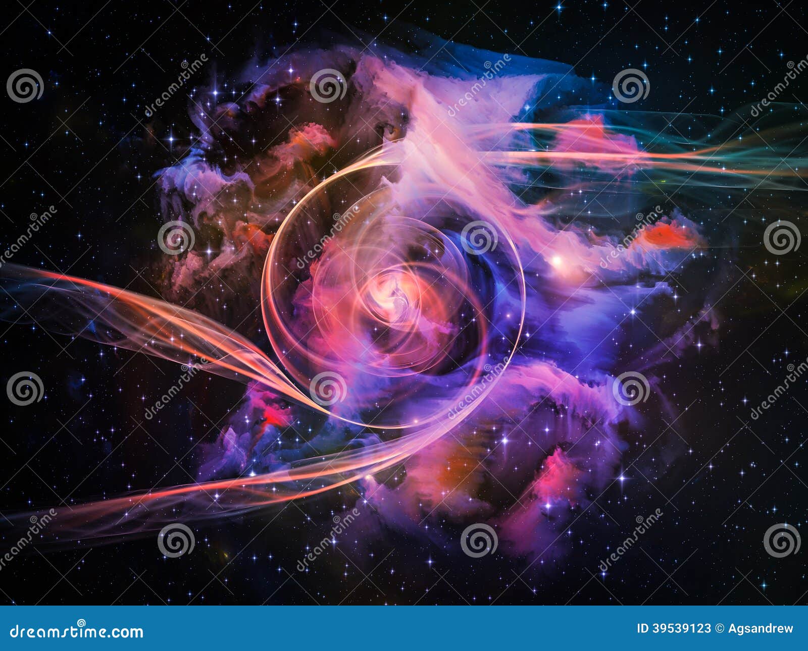 Advance of Vortex stock illustration. Illustration of plasma - 39539123