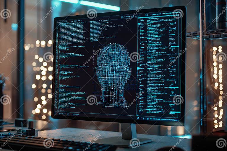 Advanced Ai Development Neural Networks And Deep Learning Algorithm On Programmer S Screen