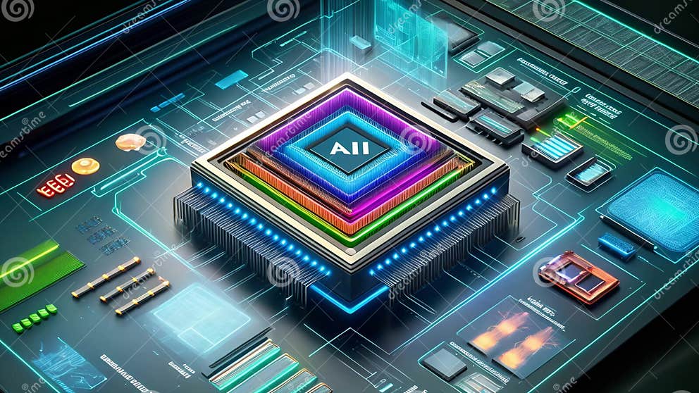 Advanced AI Semiconductor Chipset with Holographic Interface for ...