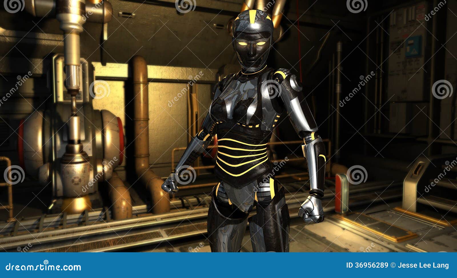 Advanced android stock illustration. Illustration of computer - 36956289