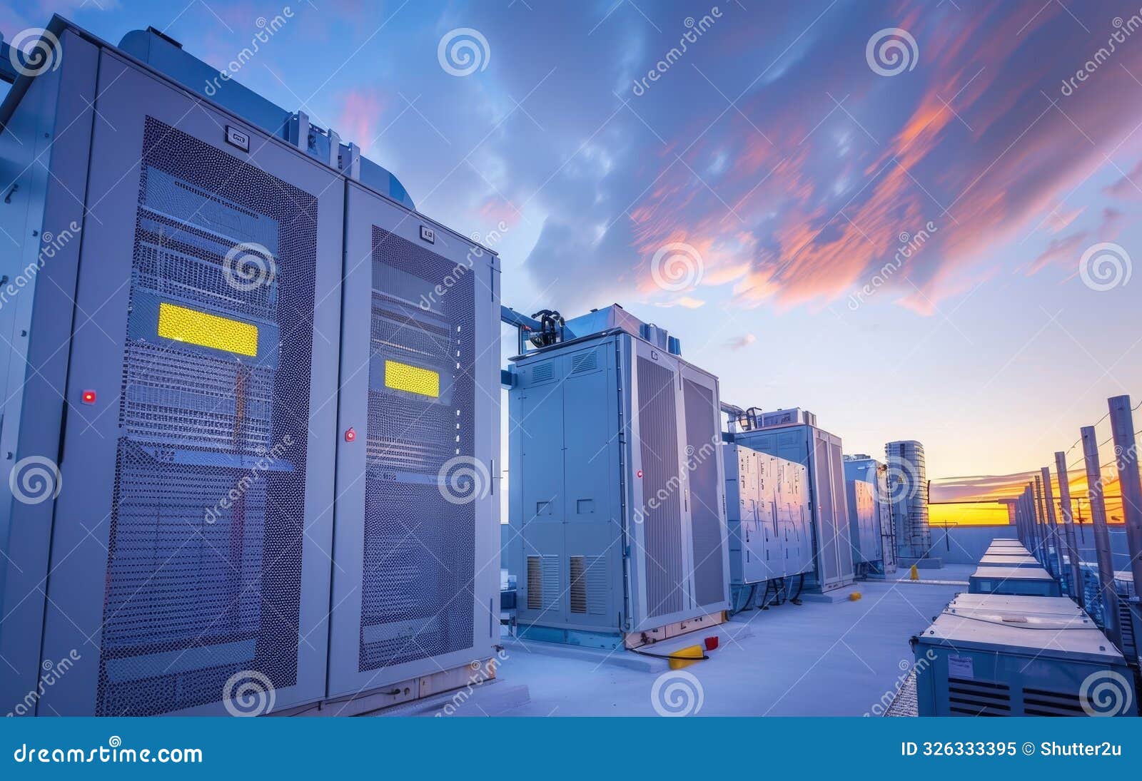 Advanced Battery Storage Facility Storing Excess Renewable Energy for ...