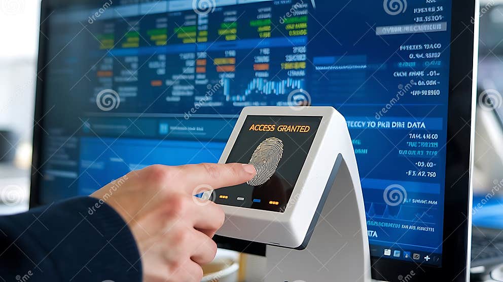 Advanced Biometric Security: the Future of Authentication Stock ...