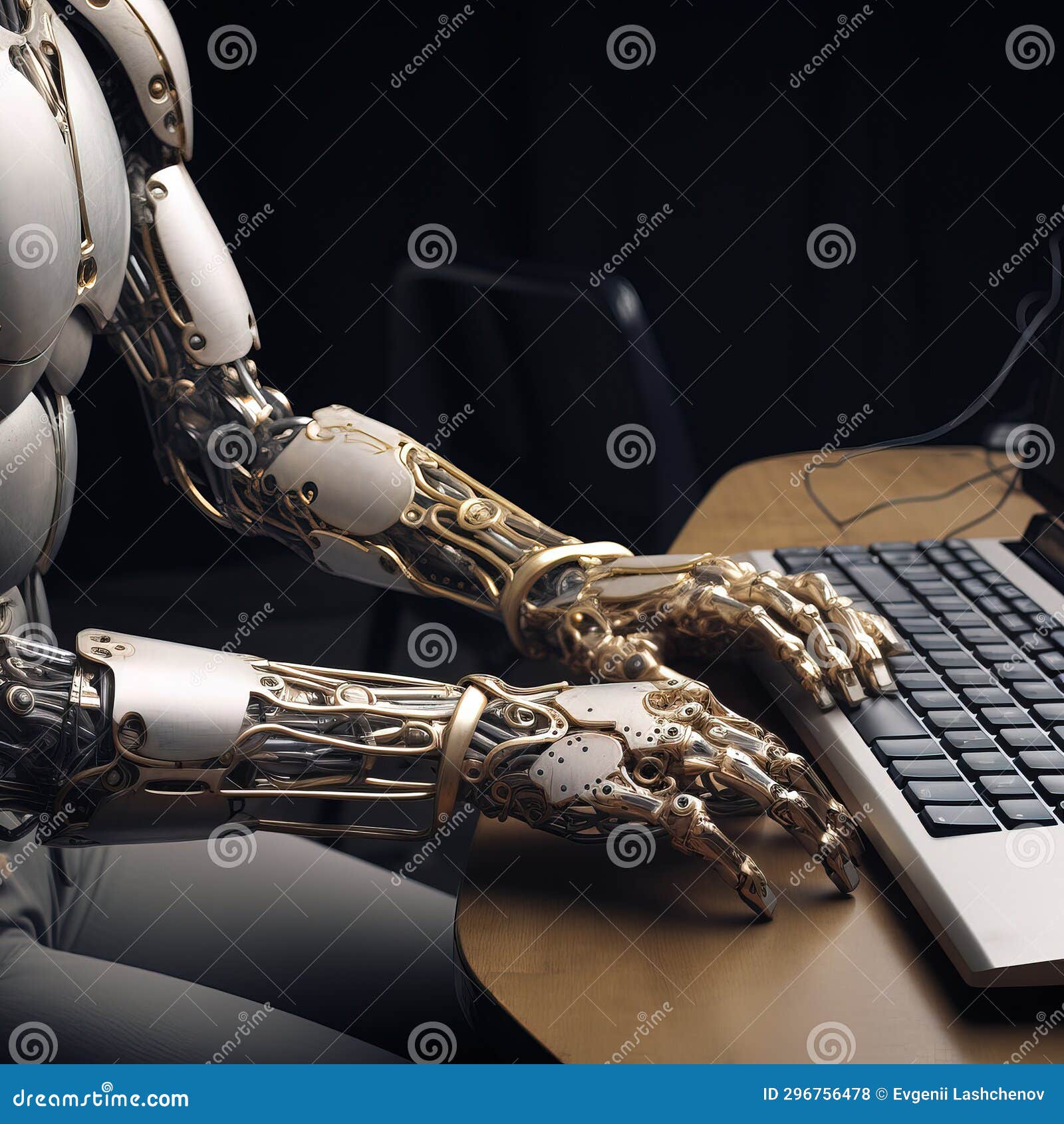 Advanced Bionic Prosthetic Arms Operating a Computer Keyboard. AI ...