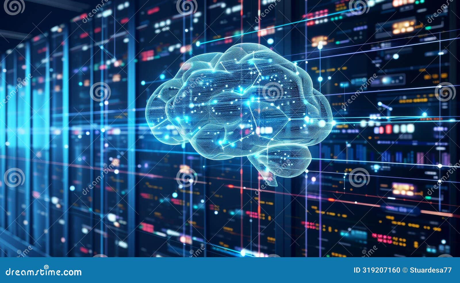 Advanced Brain Network Visualization Stock Photo - Image of scientific ... Advanced Brain Network Visualization Stock Photo - Image of scientific ...