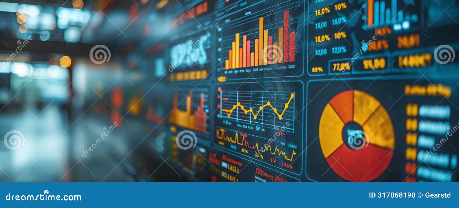 Advanced Business Analytics Dashboard Stock Photo - Image of software ...