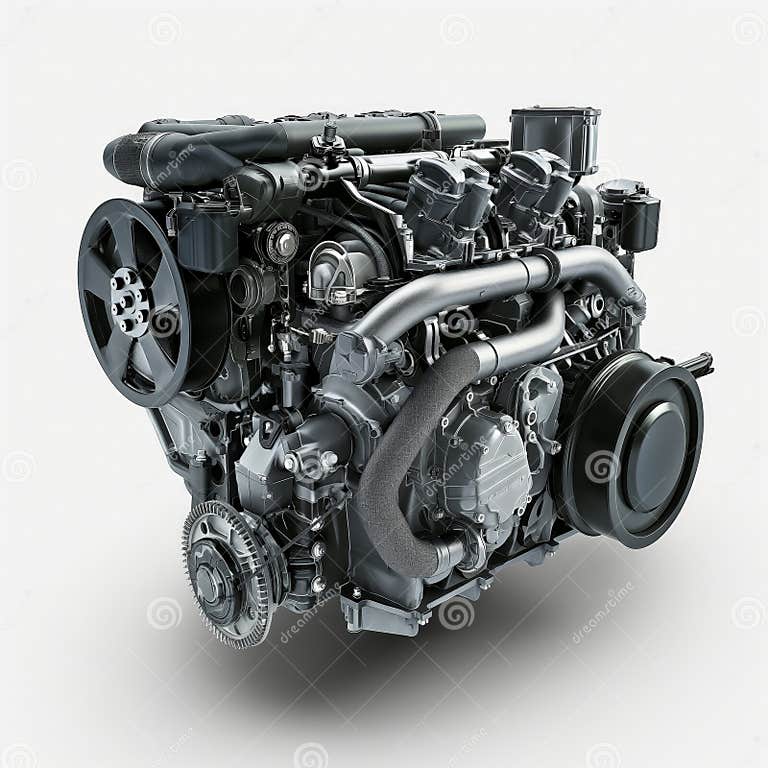 Advanced Car Engine Technology Stock Image - Image of detailed, engine ...