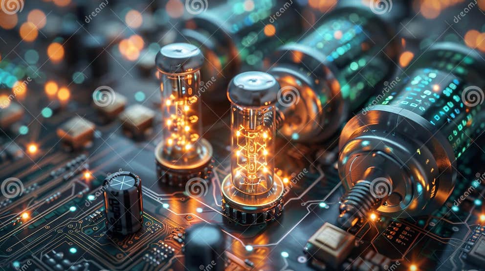 Advanced Circuit Technology - Generative Ai Stock Illustration ...