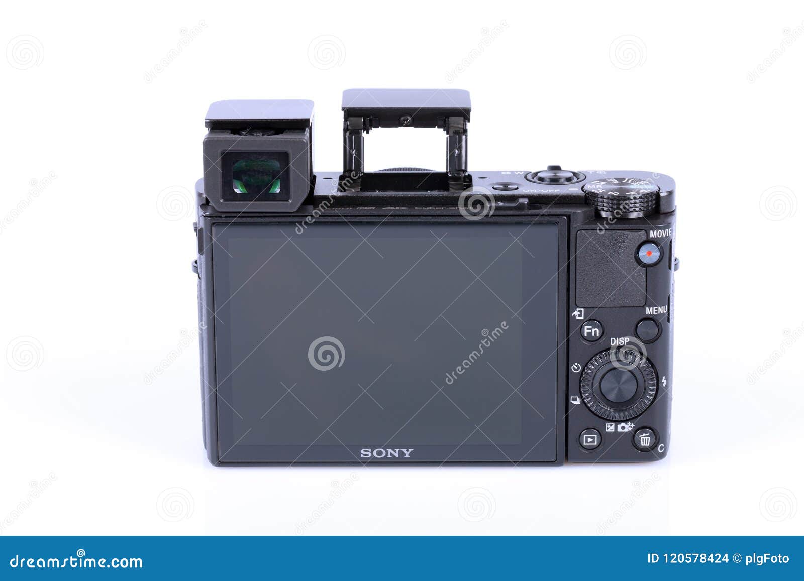 Advanced Compact Camera Sony DSC-RX100 M5 Isolated on White Editorial ...