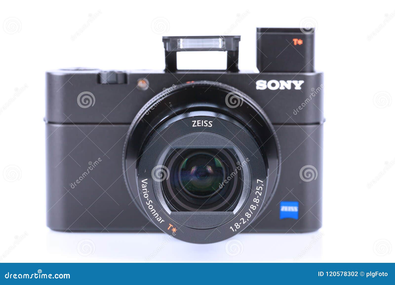 Advanced Compact Camera Sony DSC-RX100 M5 Isolated on White Editorial ...