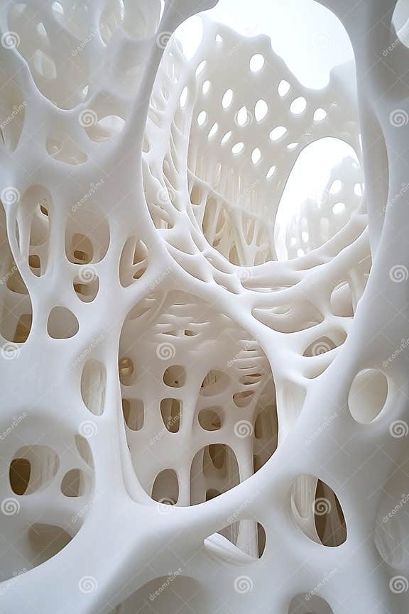 Advanced Computational Design Showing Structural Optimization for 3D Printed Buildings Stock ...