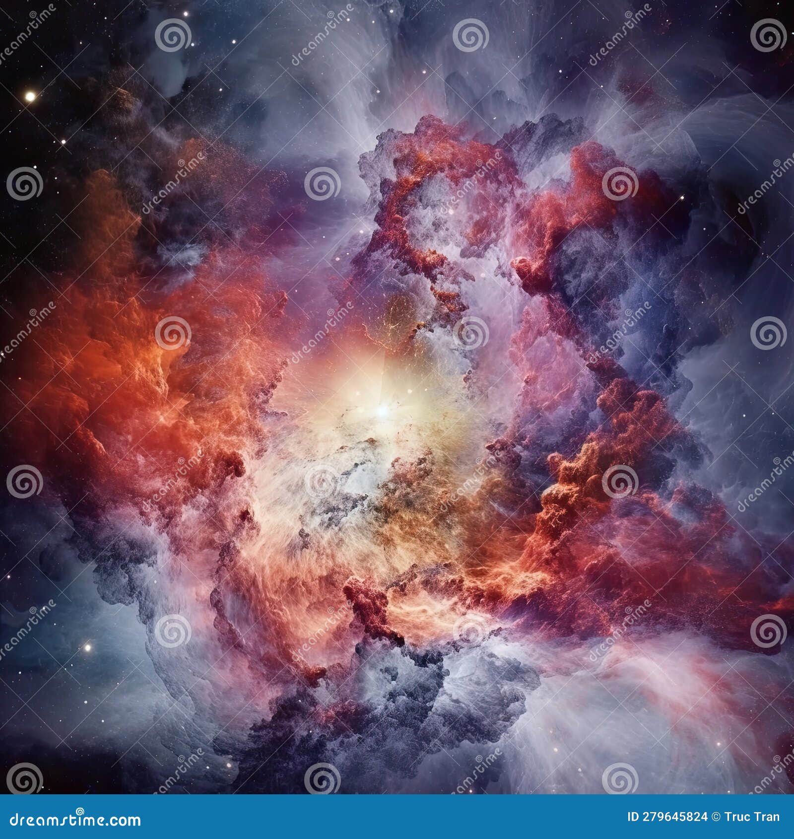 Visualization of Space, Space of Space, Planet in Space, the Galaxy ...