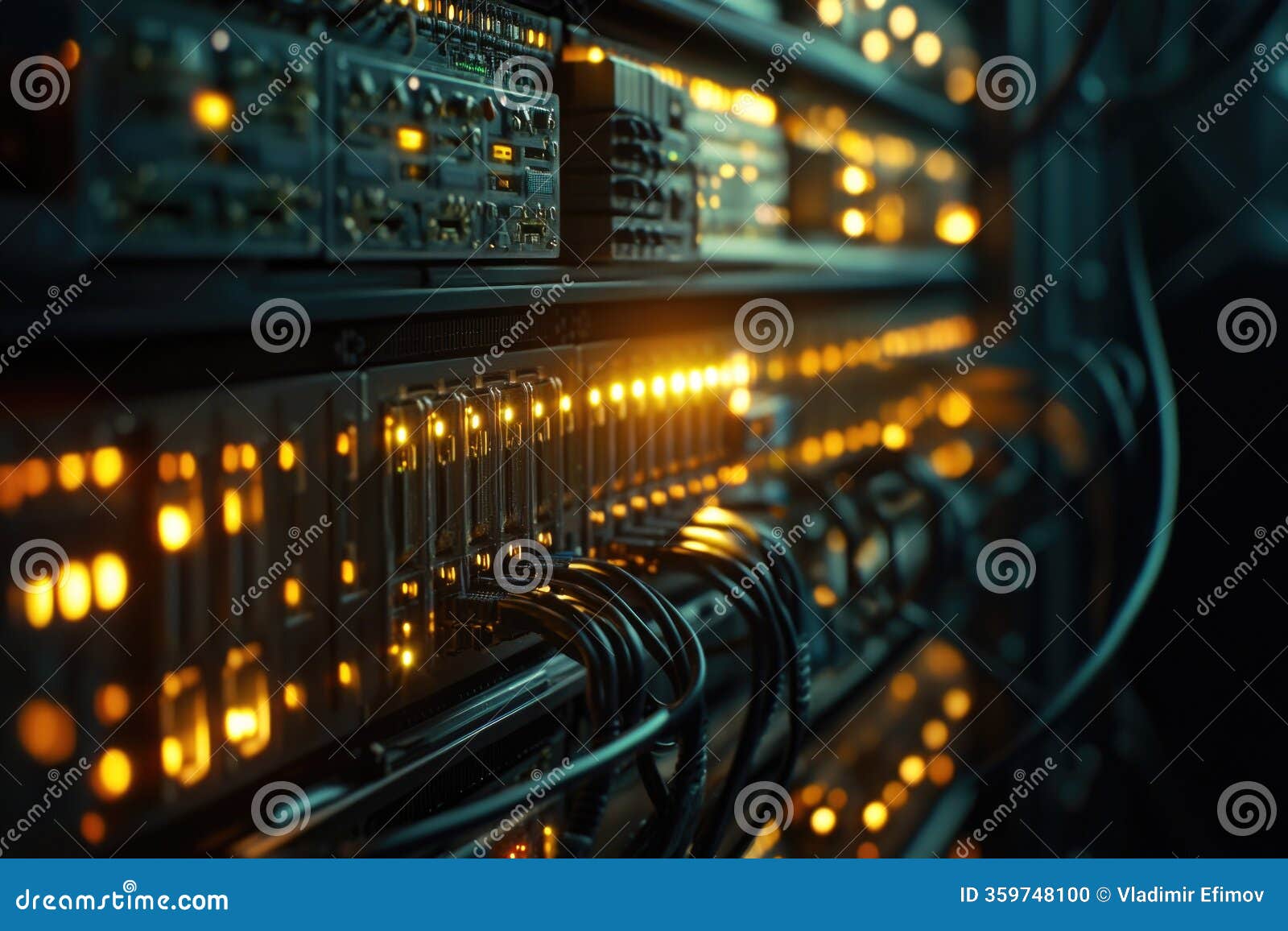 Advanced Computer Networking Equipment and Hardware Stock Photo - Image ...