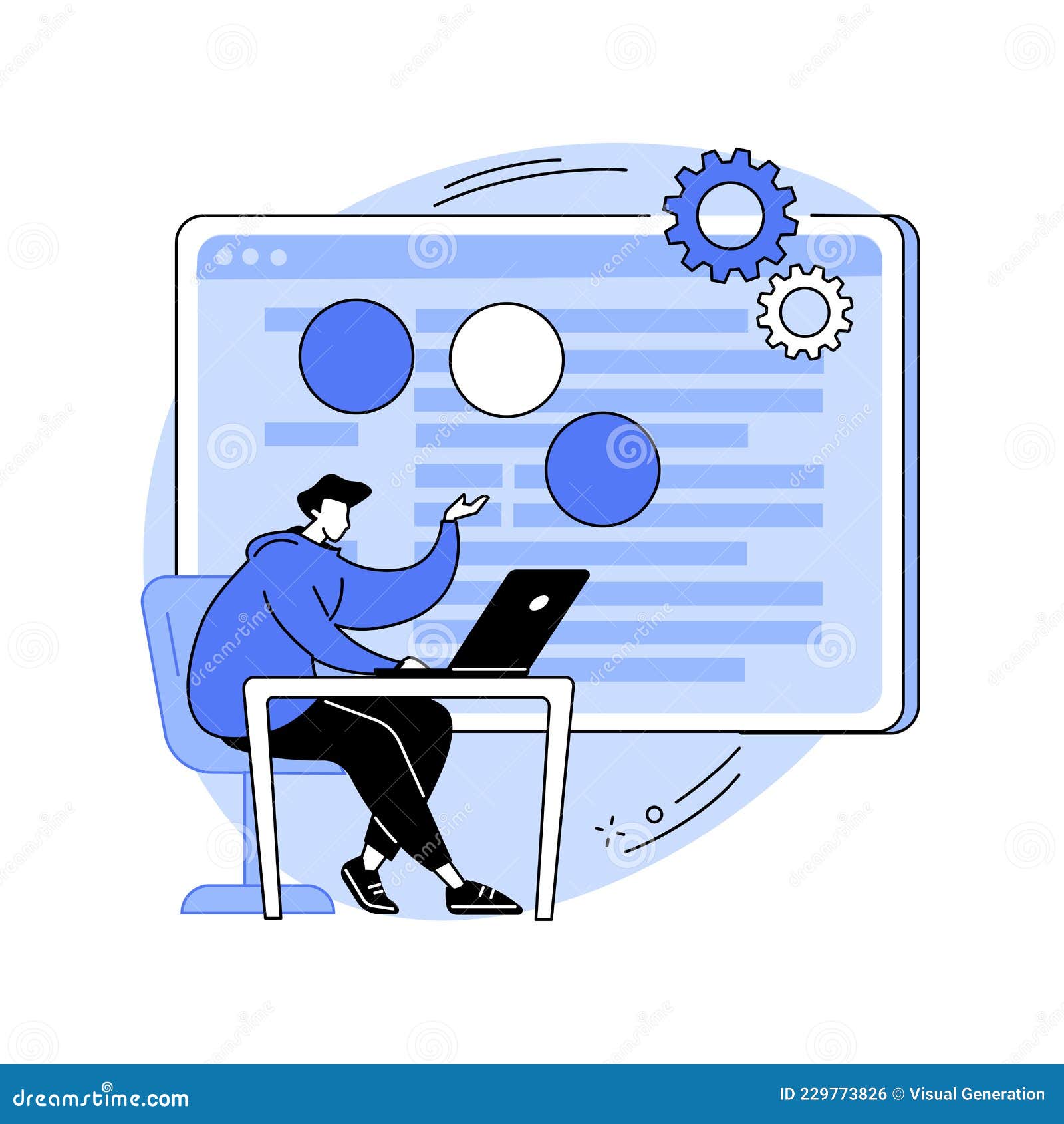 Advanced Computer Skills Abstract Concept Vector Illustration. Stock ...