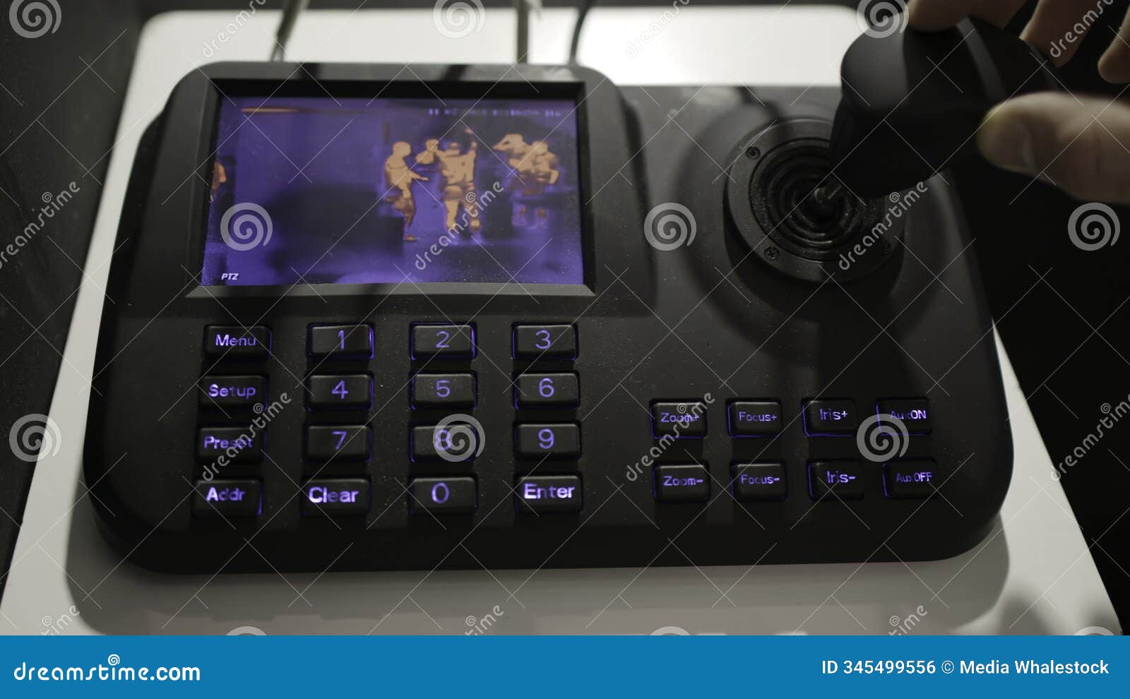 This Advanced Control Console Has a Joystick and Display Screen for ...