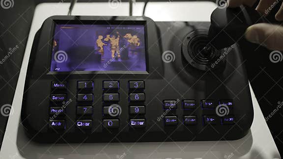 This Advanced Control Console Has a Joystick and Display Screen for ...