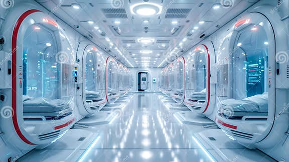 Advanced Cryogenic Storage System with Illuminated Chambers in a Tech ...