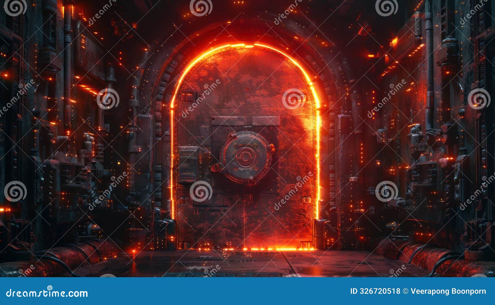 Advanced Cyber Security Login System a Gateway To Digital Fortresses Stock Illustration ...