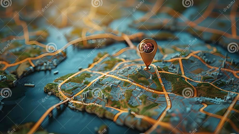 Advanced D GPS Map Navigation System with Location Tracking Technology ...