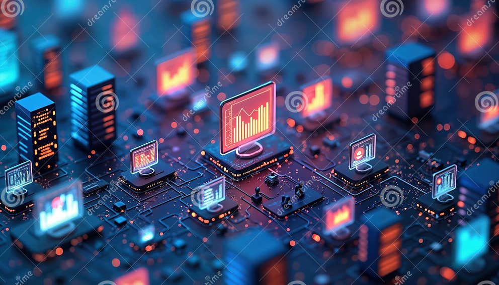 Advanced Data Processing System Integrated into Complex Network Showing ...