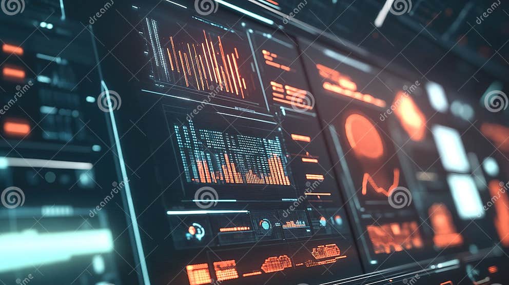 Advanced Data Visualization Dashboard Showcasing Analytics and ...