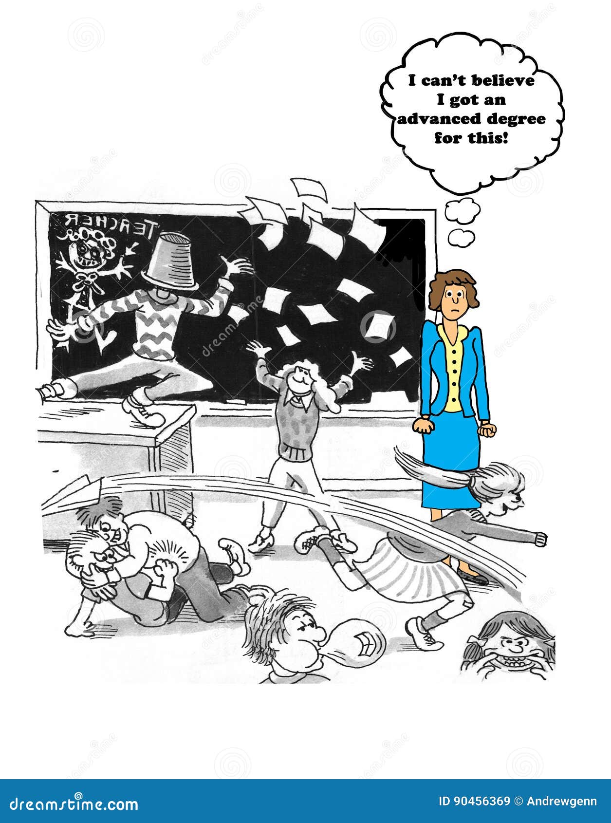 Children Misbehaving Stock Illustrations – 46 Children Misbehaving ...