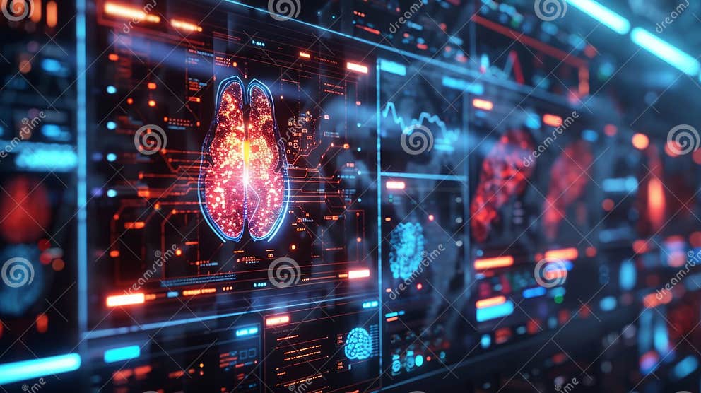 A High-resolution Image Showcasing Advanced Digital Interfaces with ...