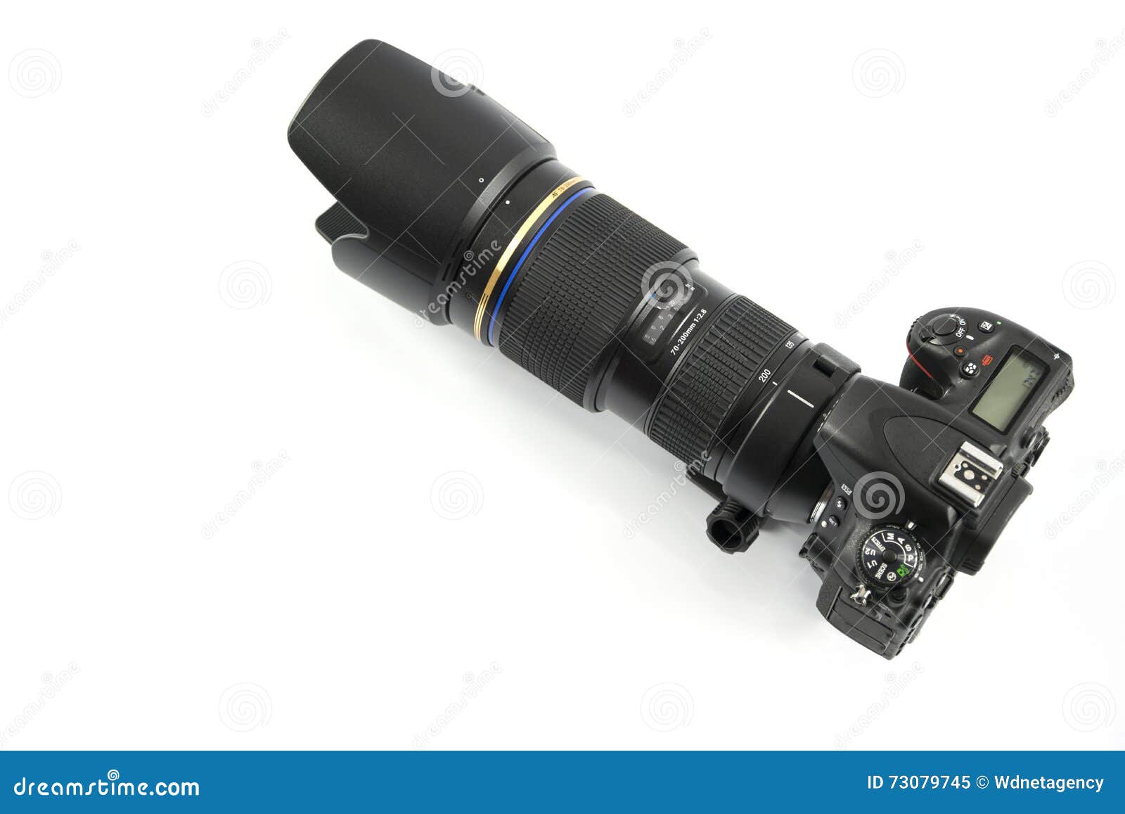 Advanced Digital SLR stock image. Image of realistic - 73079745