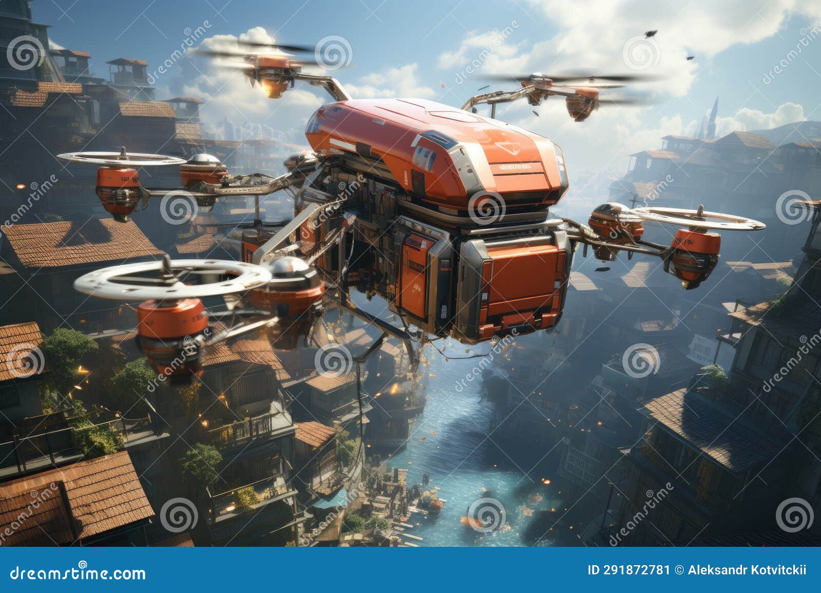 Advanced Drone Technology Streamlines Urban Parcel Delivery. Drones ...