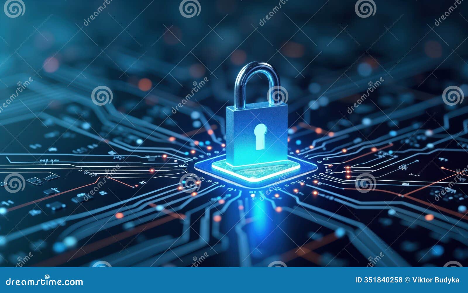 Advanced Endpoint Security Solution. Illustration Shows Secure Lock on ... Advanced Endpoint Security Solution. Illustration Shows Secure Lock on ...