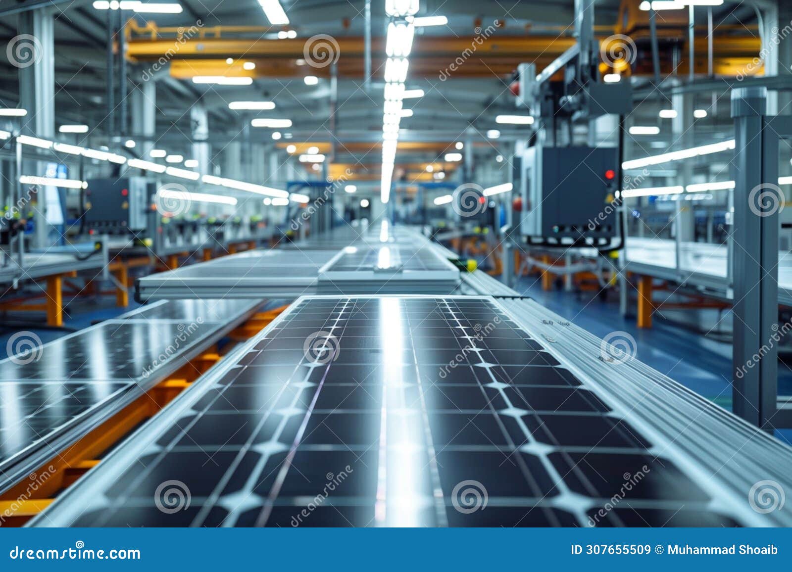 Advanced Factory Illustrates Solar Panel Production Process Efficiently ...