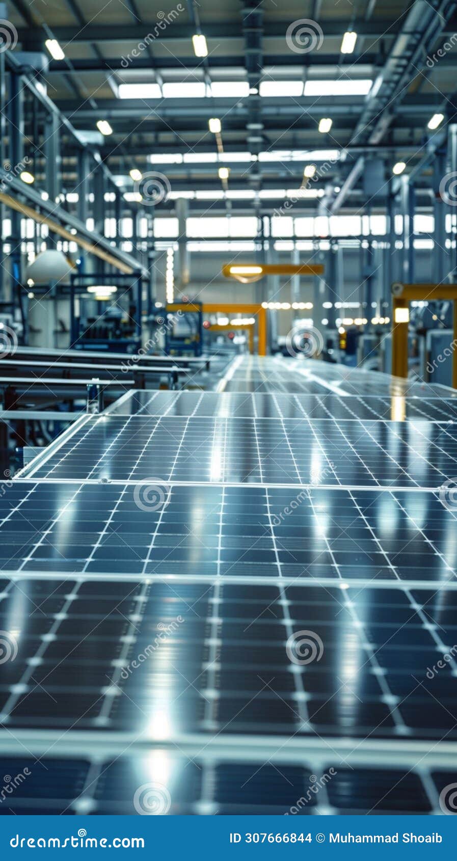 Advanced Factory Illustrates Solar Panel Production Process Efficiently ...