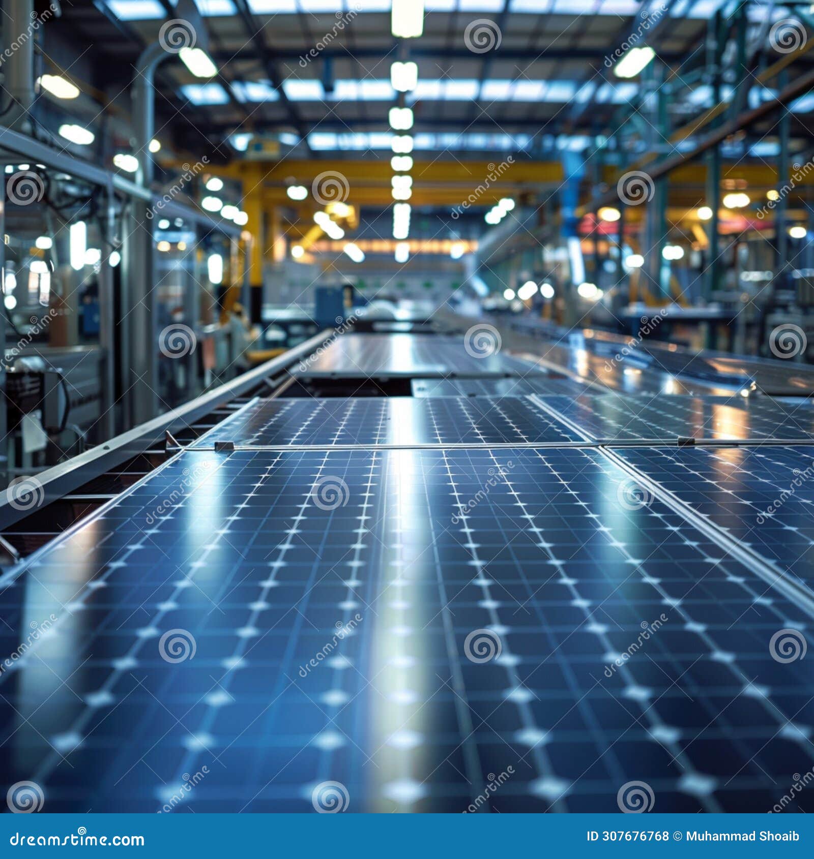 Advanced Factory Illustrates Solar Panel Production Process Efficiently ...