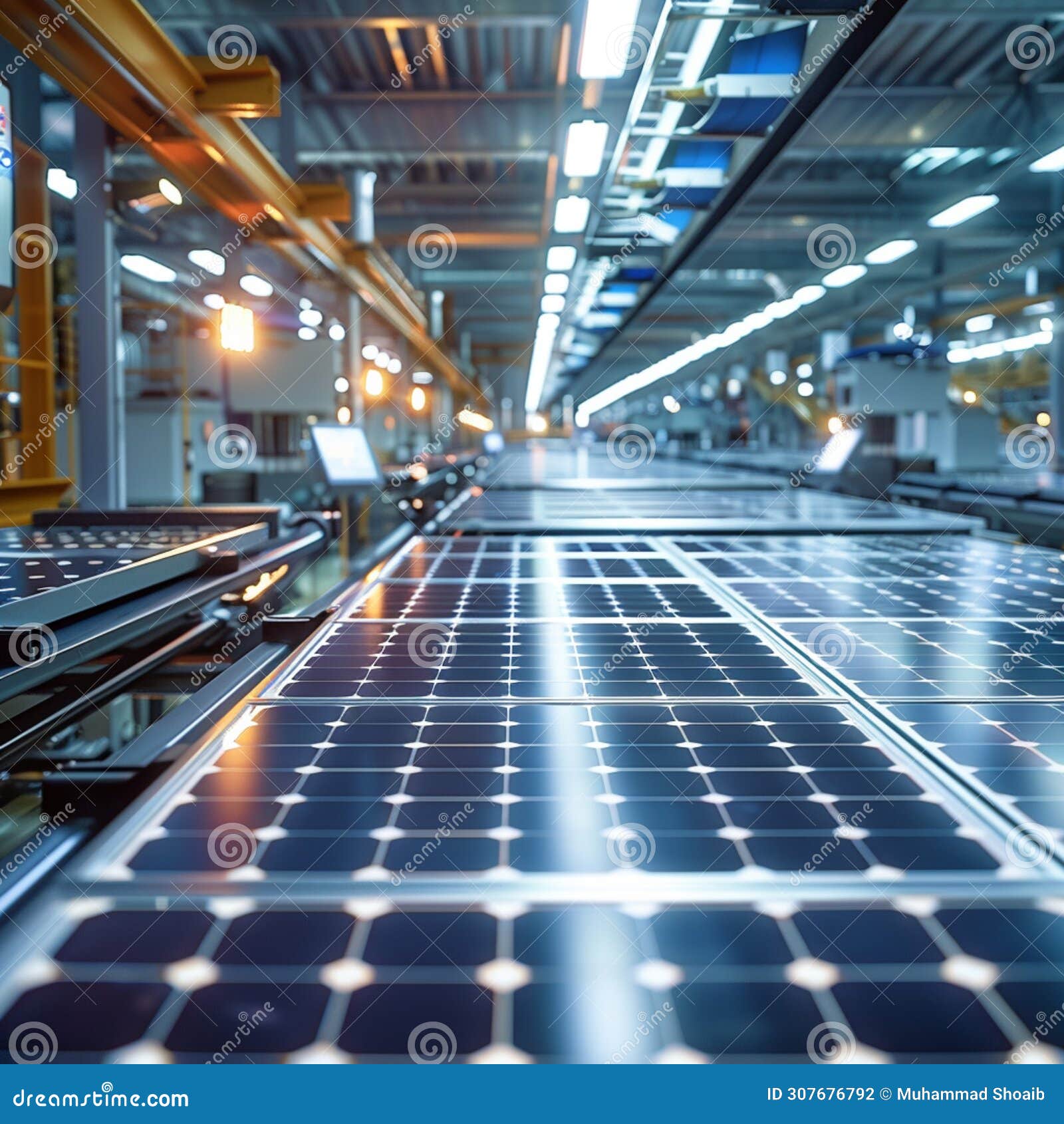 Advanced Factory Illustrates Solar Panel Production Process Efficiently ...