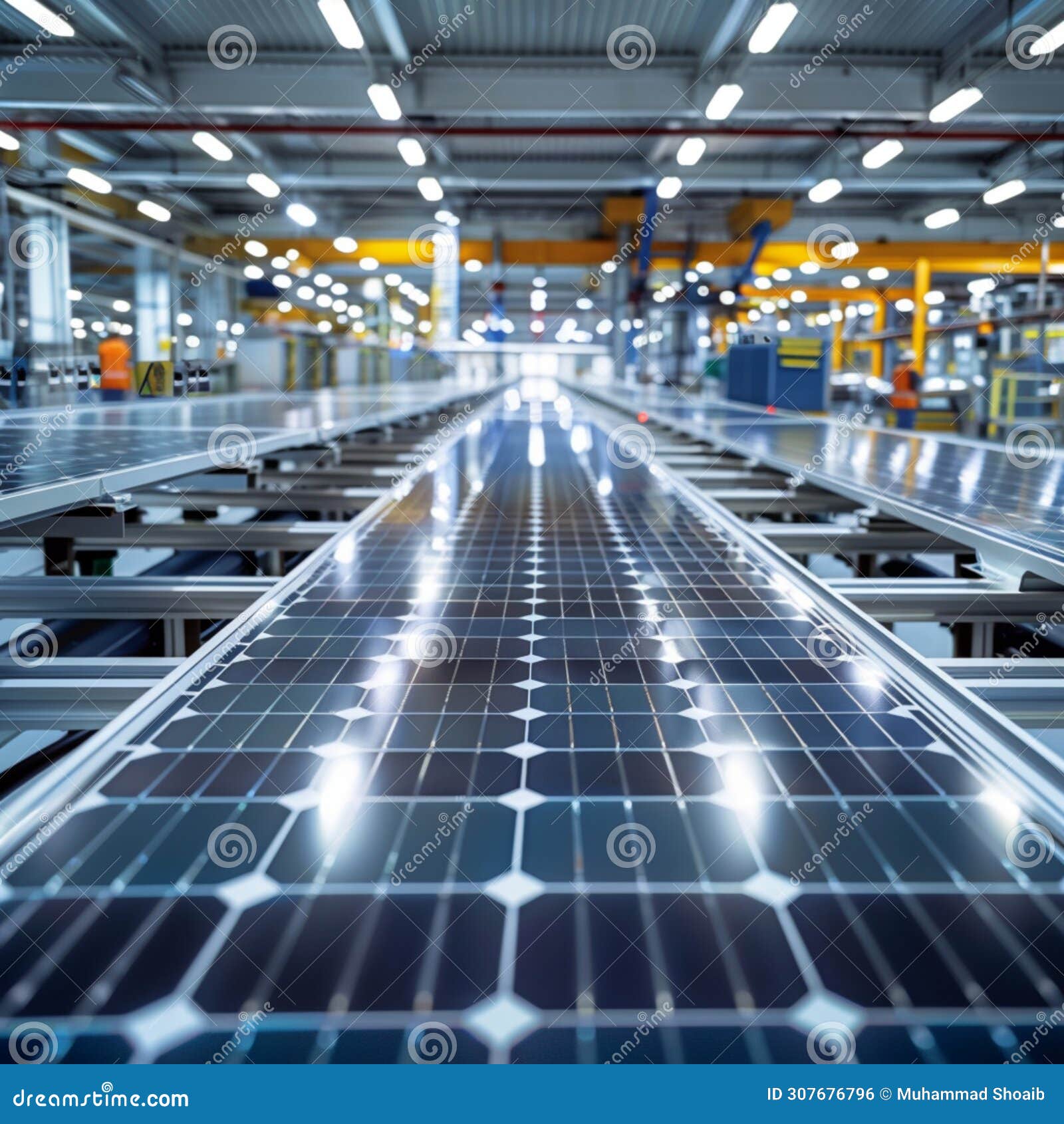 Advanced Factory Illustrates Solar Panel Production Process Efficiently ...